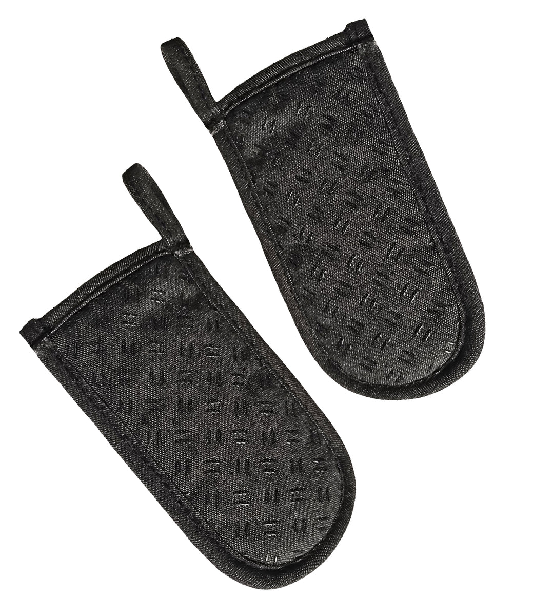 Black Denim Silli Pot Handle Set of 2 – Two Lumps of Sugar