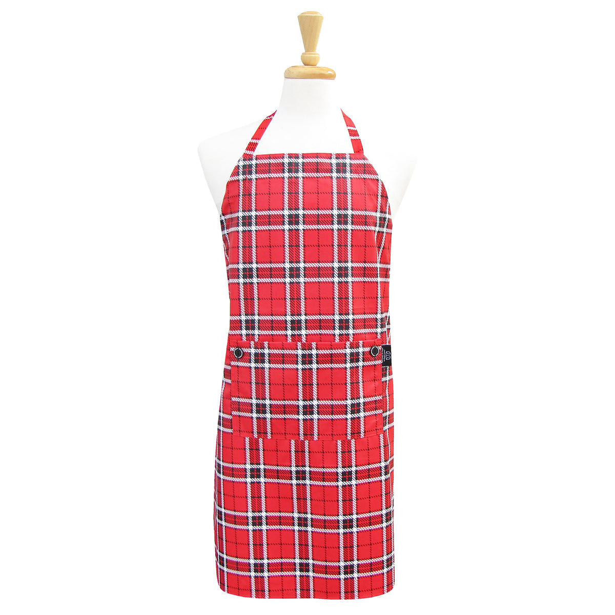 Red Plaid Chef Apron – Two Lumps of Sugar